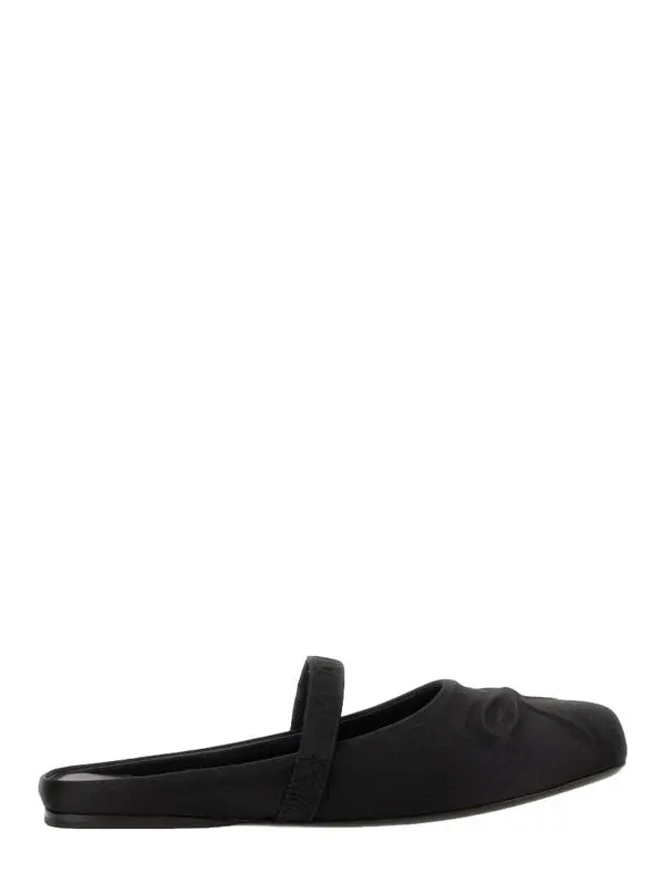Marni Ballerina Sabot Little Bow - Black