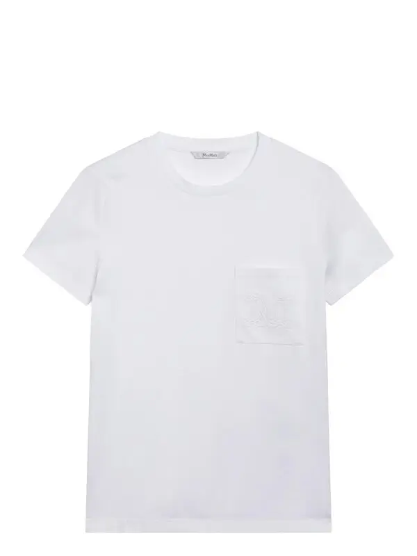 Max Mara Cotton Jersey T-shirt - White