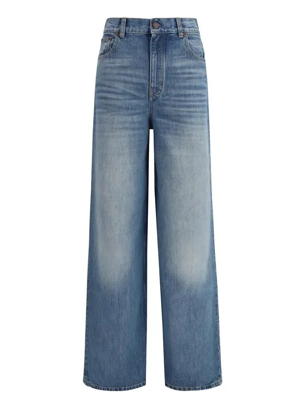 Chloé High-rise Wide-leg Jeans - Blue