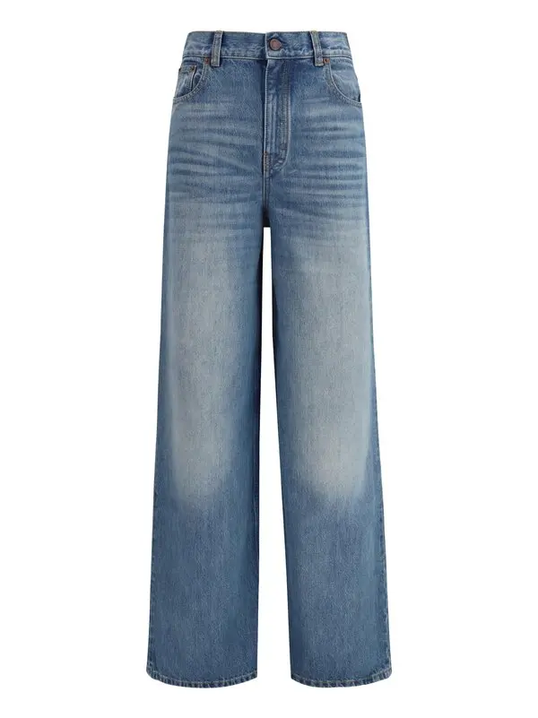Chloé High-rise Wide-leg Jeans - Blue