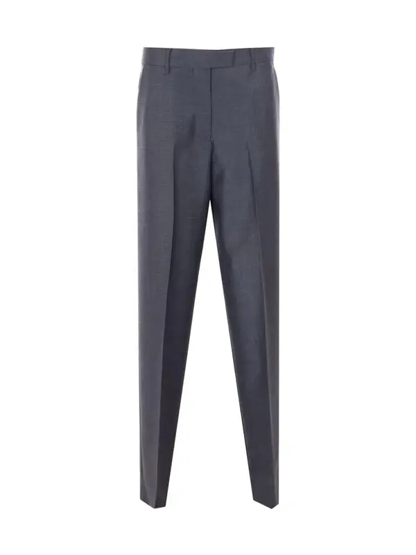 Miu Miu Straight-leg Logo Pants - Gray