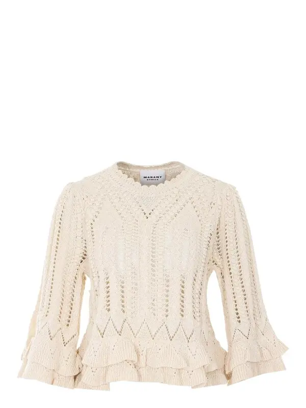 Isabel Marant Étoile Norma Knit Sweater - Cream