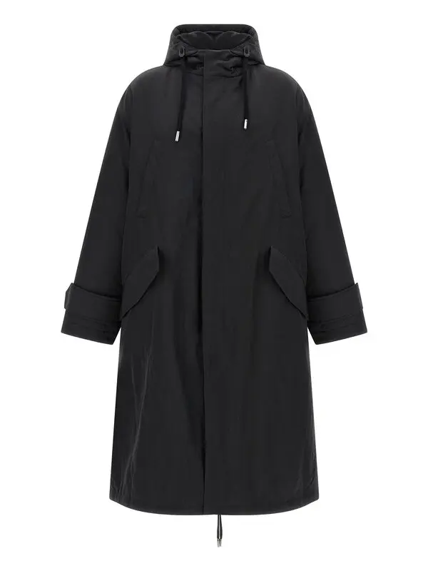 AMI Paris Long Parka - Gray