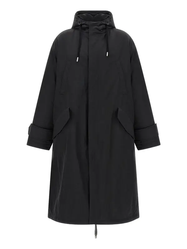 AMI Paris Long Parka - Gray