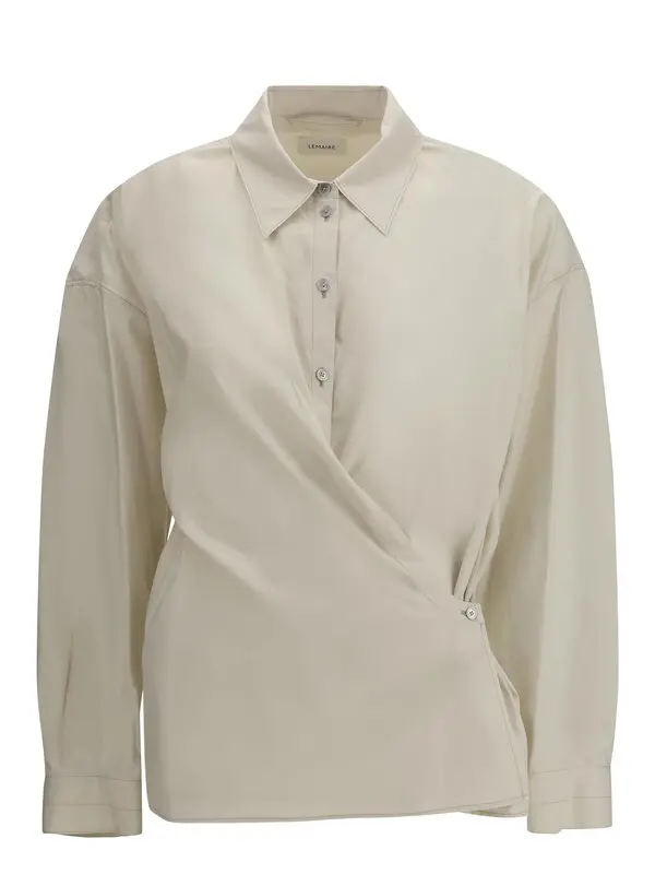 LEMAIRE Cotton Blend Shirt - Multicolor