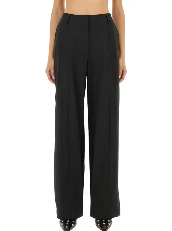 JEAN PAUL GAULTIER Straight Leg Stirrup Pants - Black
