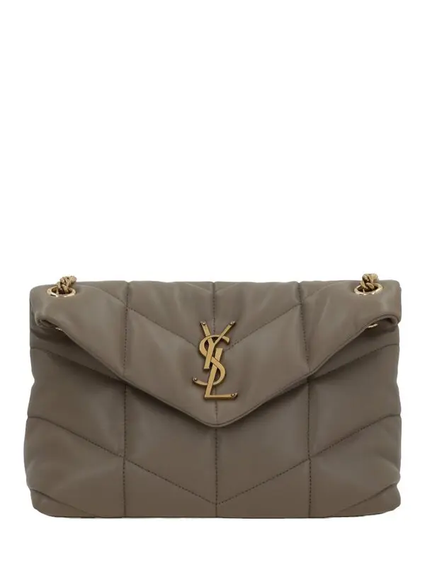 Saint Laurent Puffer Small Leather Shoulder Bag - Multicolor