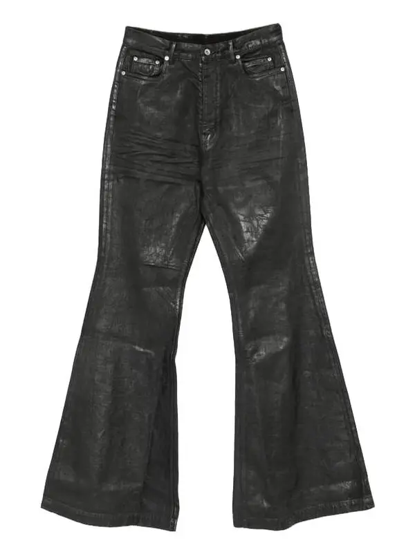 Rick Owens Denim Bootcut Jeans - Black