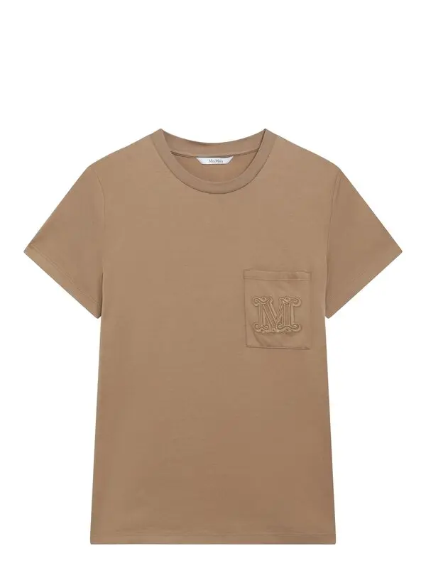 Max Mara Cotton Jersey T-shirt - Brown