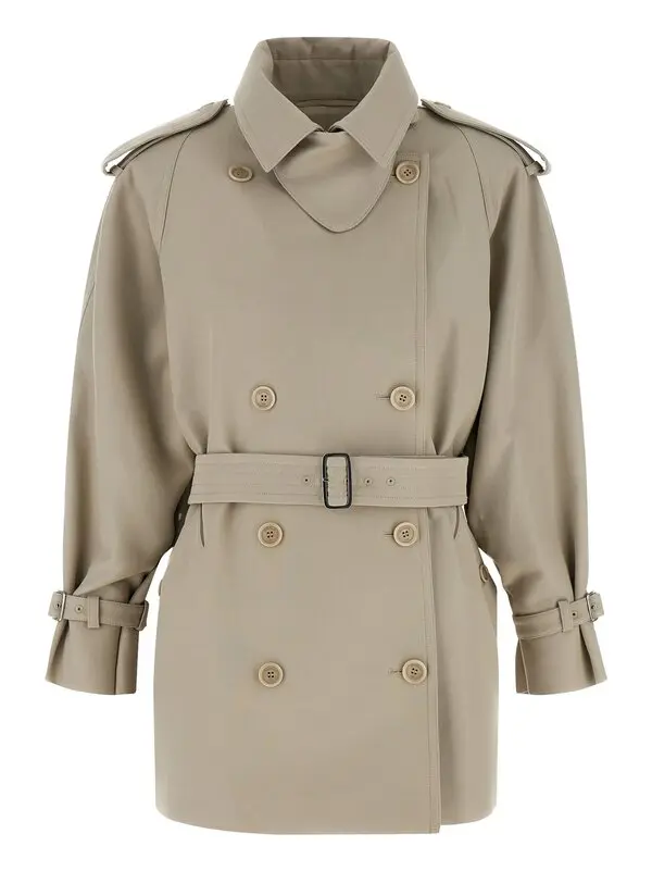 Max Mara Mxscacio Trench Coat - Cream