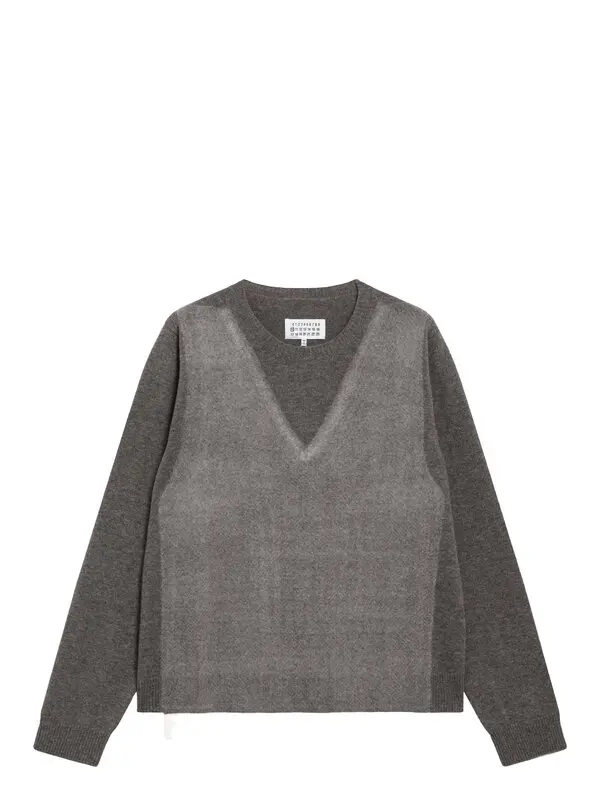 MAISON MARGIELA Lambswool Sweater - Cream