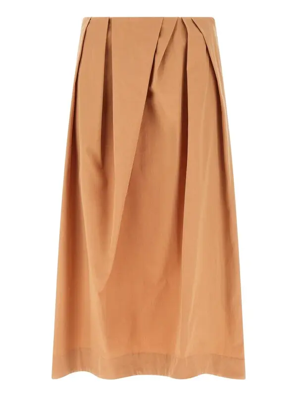 Dries Van Noten Sonista Cotton Midi Skirt - Pink