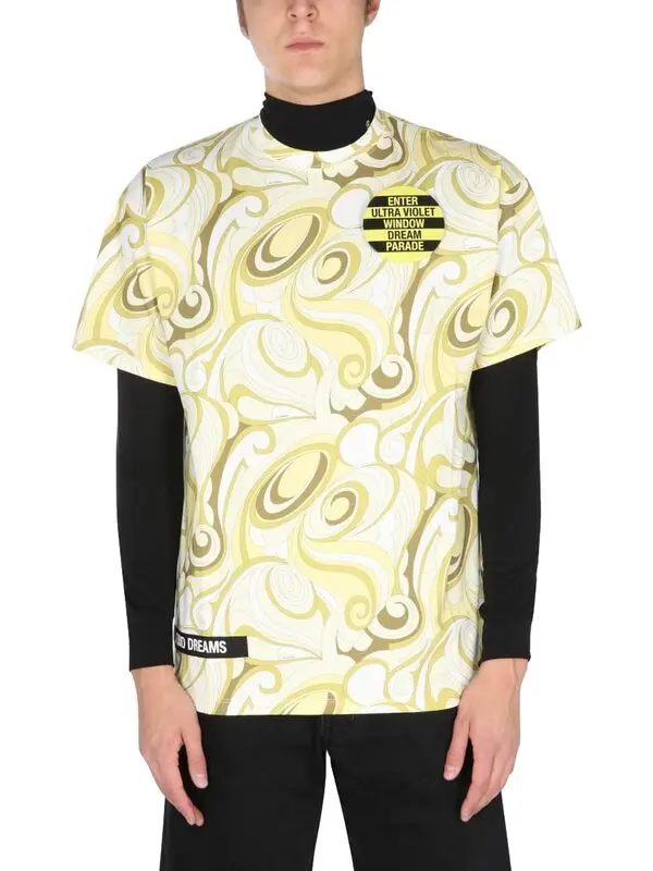 Raf Simons Crew Neck T-shirt - Yellow