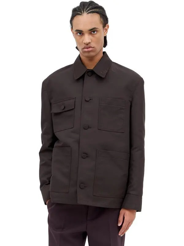 Gucci Technical Cotton-blend Jacket - Brown