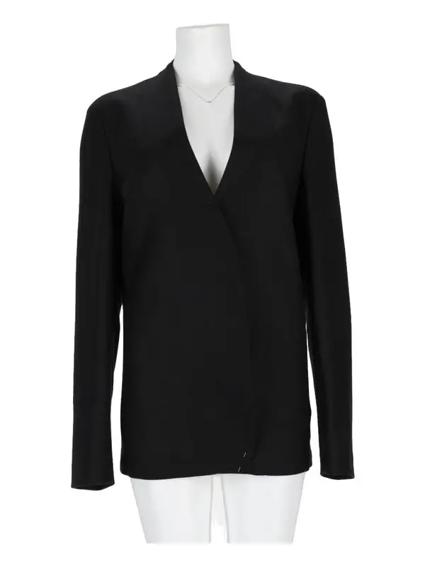 MAISON MARGIELA Plain Virgin Wool Jacket - Black