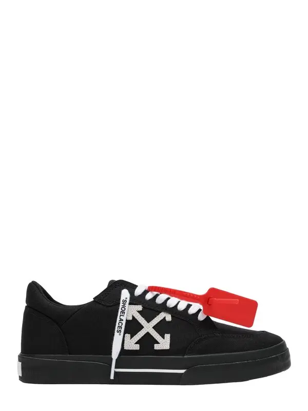 Off-White Vulcanized Low Sneakers - Black