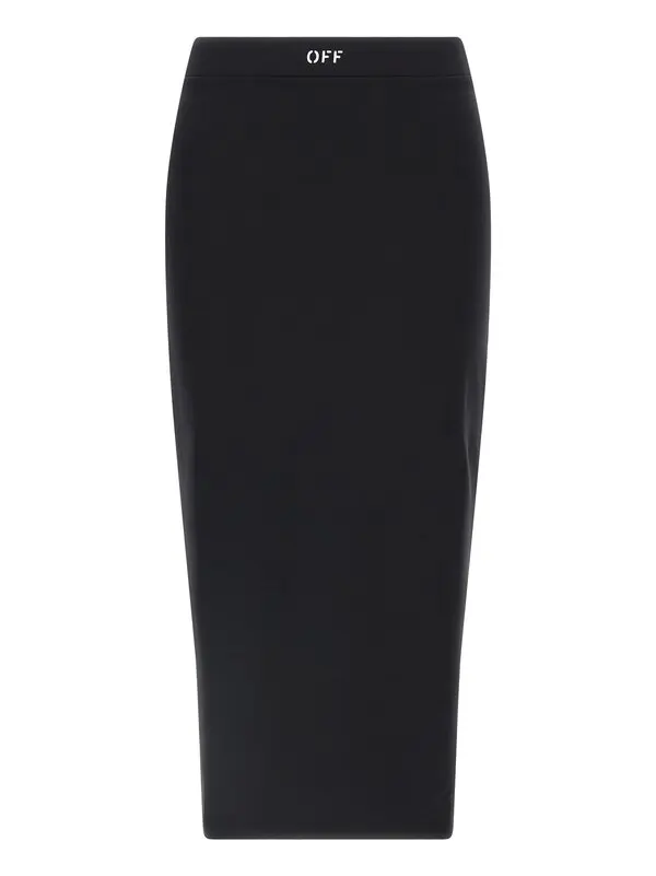Off-White Logo Skirt - Black