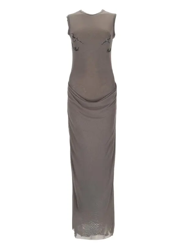 JEAN PAUL GAULTIER Needles Long Dress - Gray