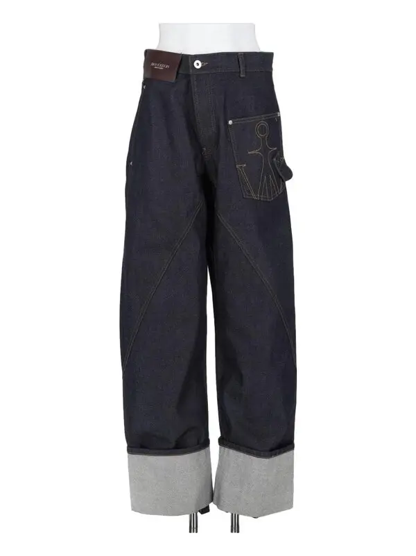 JW Anderson Dark Wash Denim Jeans - Multicolor