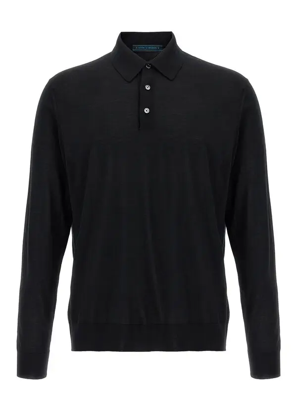 Kiton Ciro' Polo Shirt - Black
