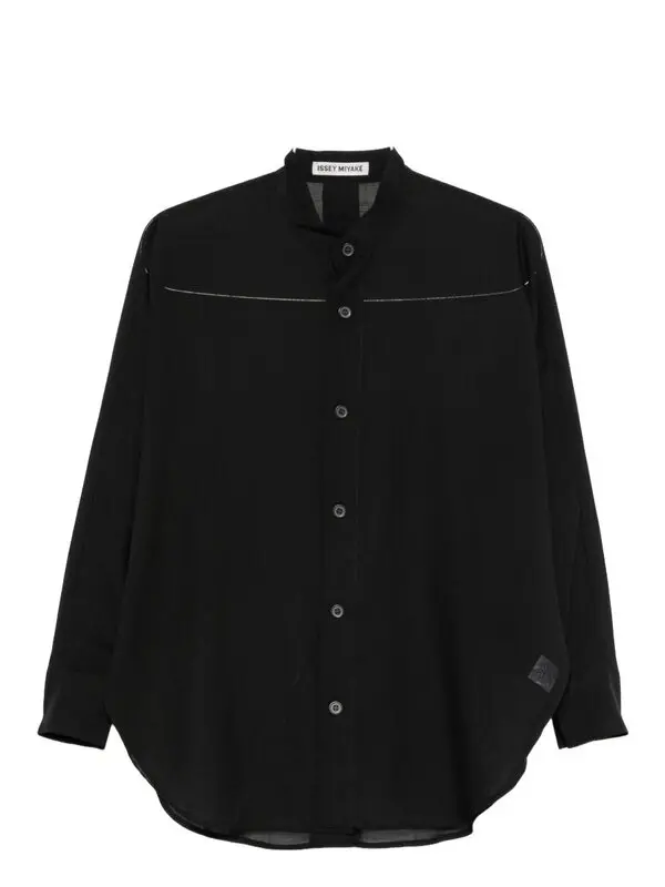 Issey Miyake Panelled Sheer Finish Knitwear - Multicolor