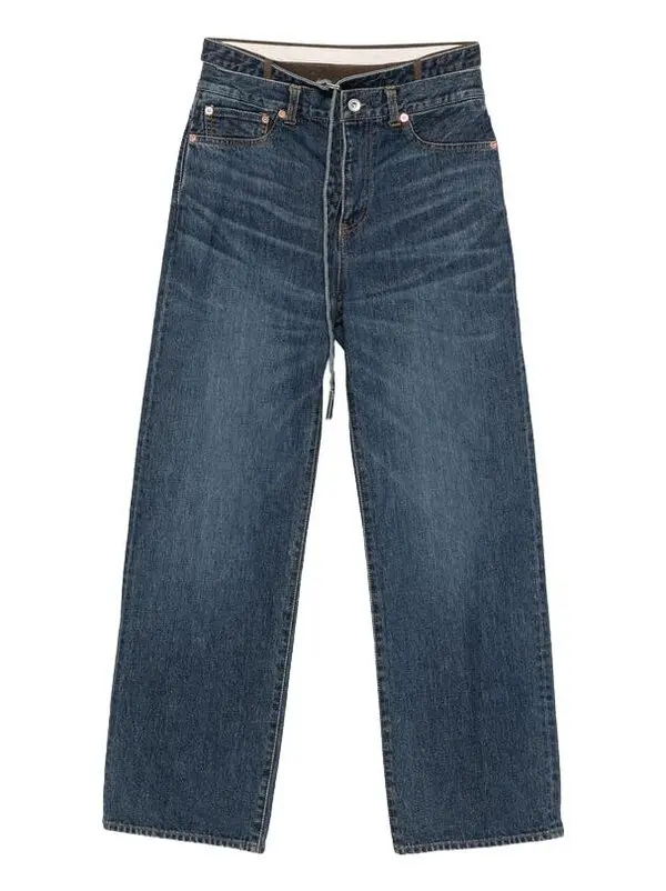 Sacai Straight Trousers - Blue
