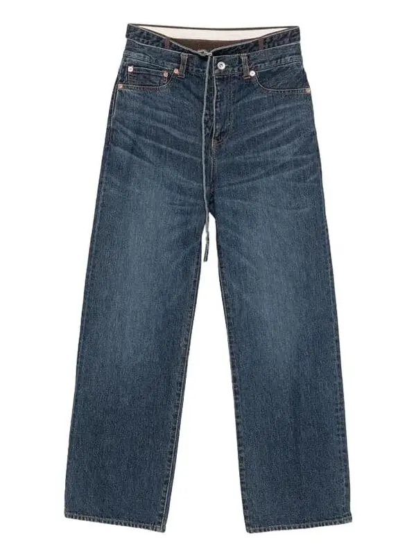 Sacai Straight Trousers - Blue
