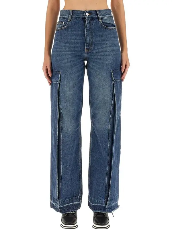 Stella McCartney Cargo Jeans - Blue