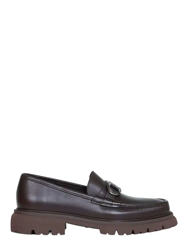 FERRAGAMO Gancini Ornament Cocoon Loafers - Multicolor