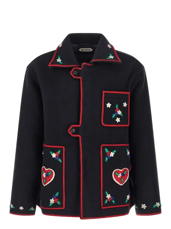 BODE Carroll Wool Jacket - Blue