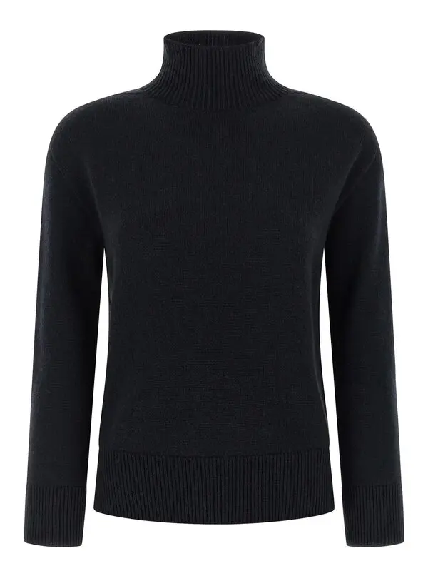 Max Mara Quercia' Turtleneck Sweater - Blue