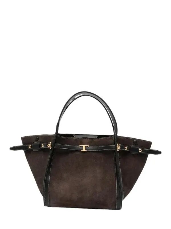 TOD'S Suede Tote Bag - Brown