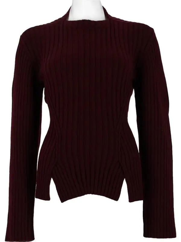 Victoria Beckham Ribbed Knit Sweater - Multicolor