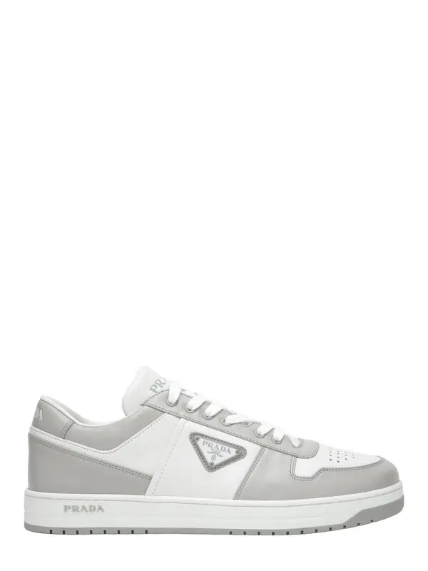 Prada Leather Downtown Sneakers - White