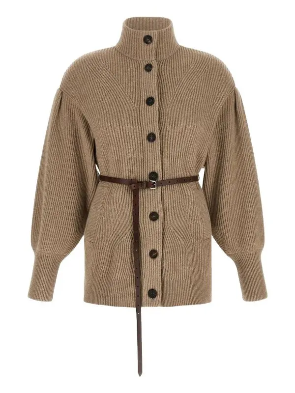 Brunello Cucinelli Wool Cashmere Cardigan - Multicolor