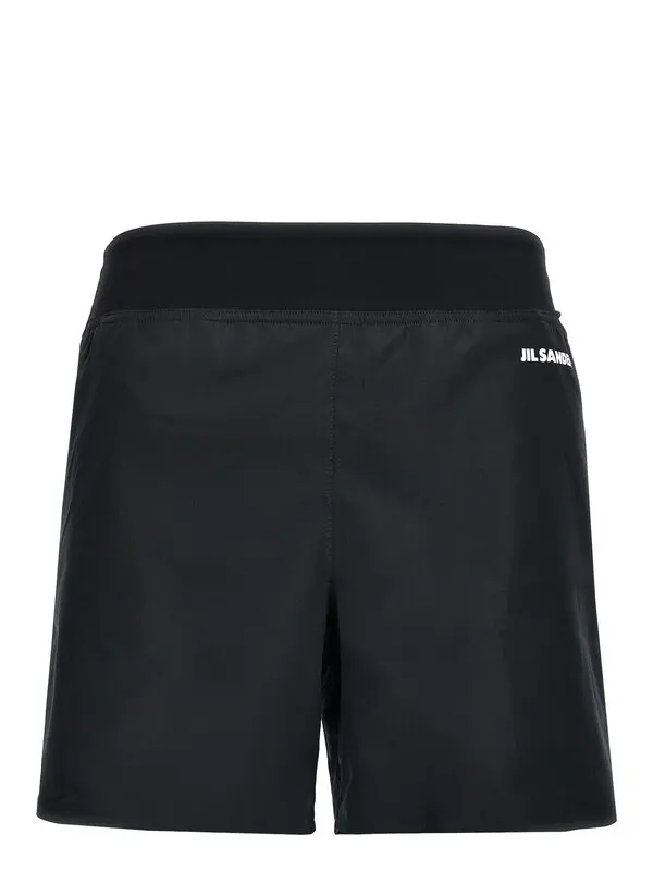 JIL SANDER Tech Shorts - Black