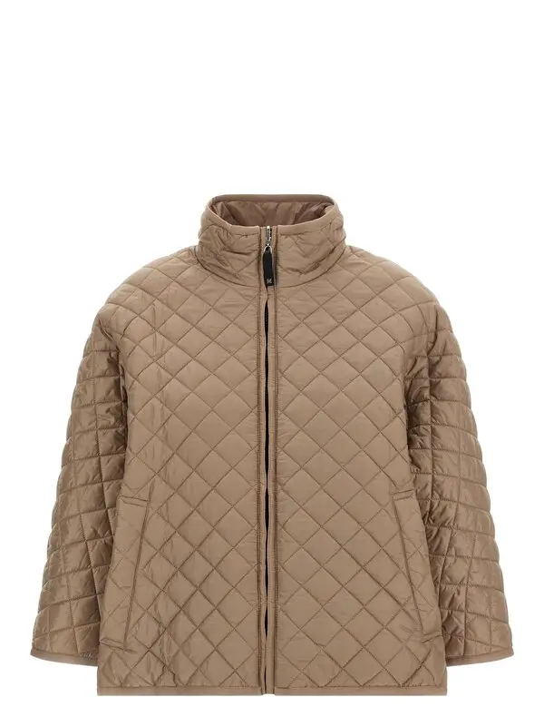 Max Mara Delfina' Reversible Hood - Cream