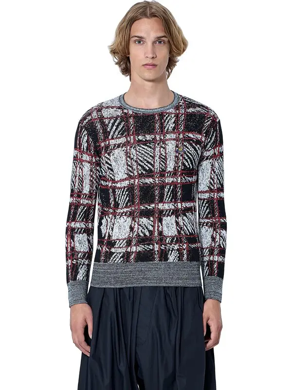 VIVIENNE WESTWOOD Piqué Sweater - Gray