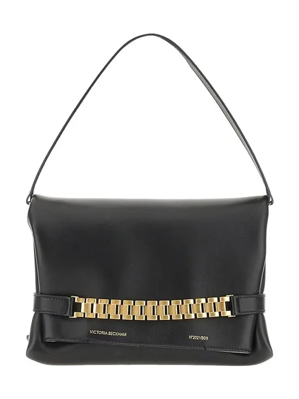 Victoria Beckham Borsa Con Dettaglio Catena - Black