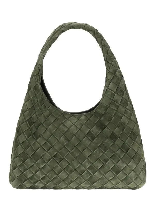 Bottega Veneta Small Campana Shoulder Bag - Green