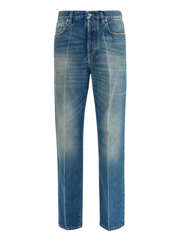 Versace Straight-leg Denim Jeans - Blue