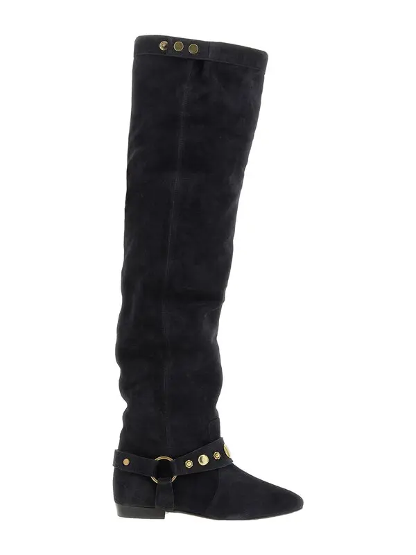 Isabel Marant Étoile Selize Suede Boots - Black