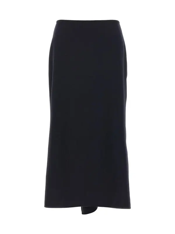 Victoria Beckham Kick Detail' Skirt - Blue