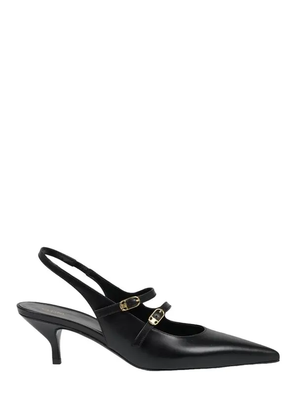 Celine Leather Slingback Maryjane - Black