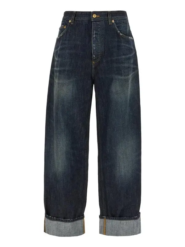 Dolce & Gabbana Straight Leg Jeans - Multicolor