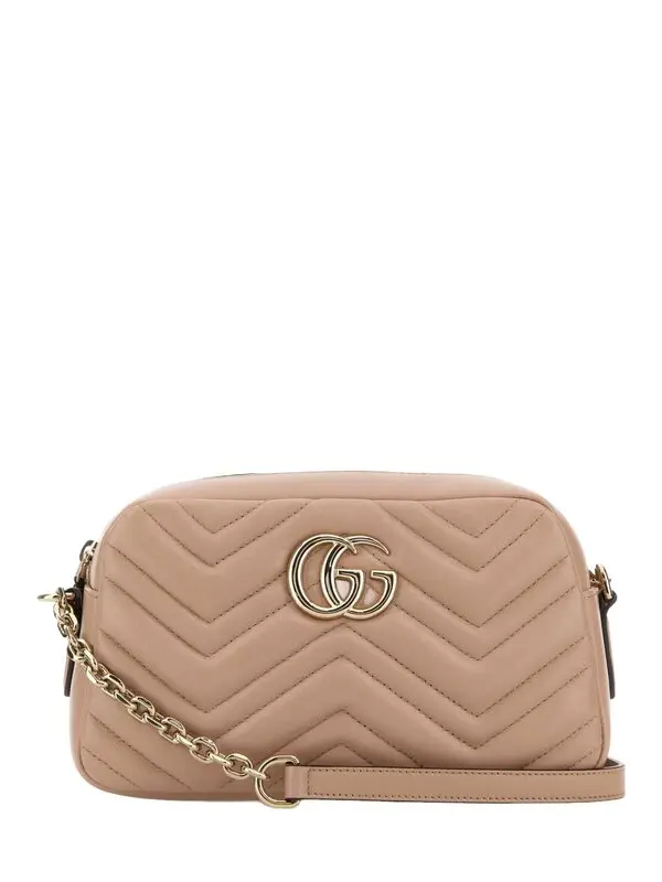 Gucci Nappa Leather Cross Body Bag - Pink