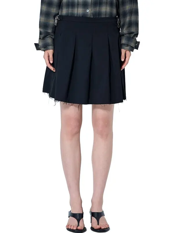 Our Legacy Wool Mini Skirt - Black