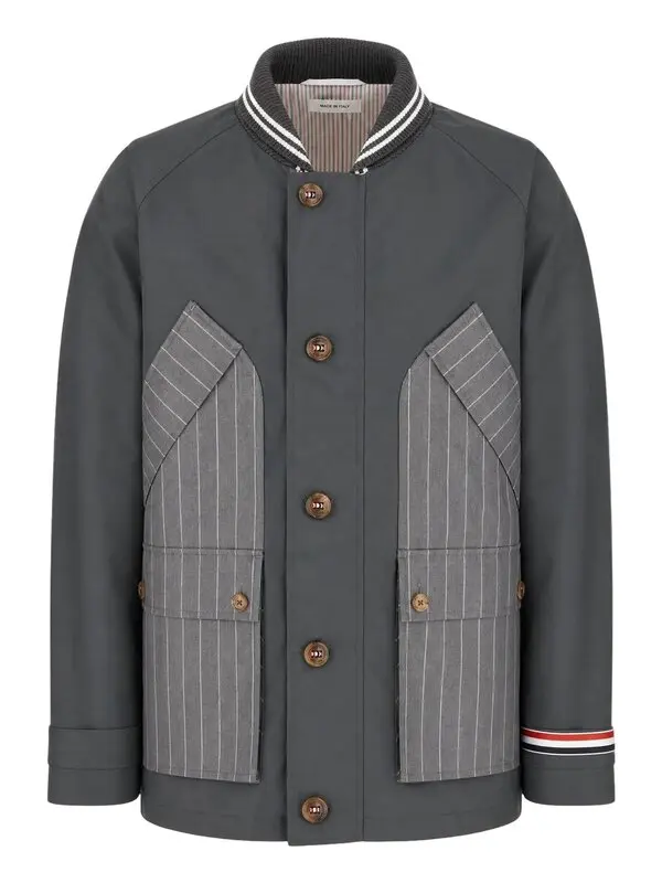 Thom Browne Clothing Jackets - Multicolor