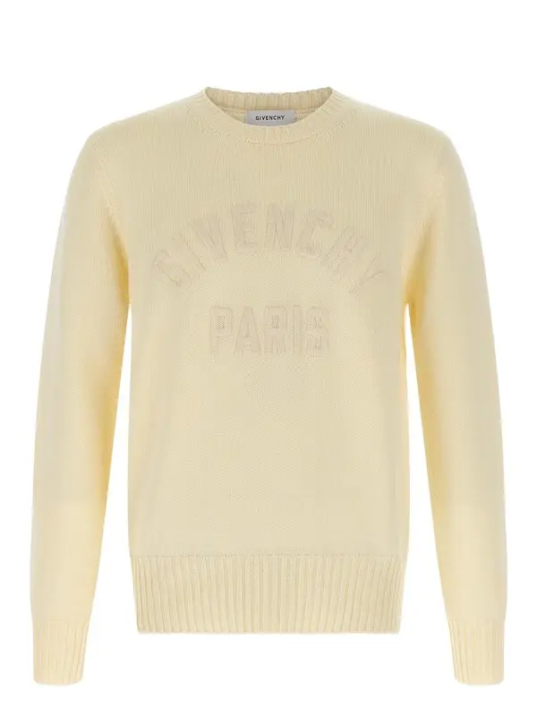 Givenchy Logo Sweater - Cream
