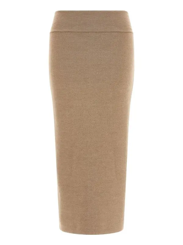 Jacquemus La Jupe Maille Doppio' Skirt - Cream